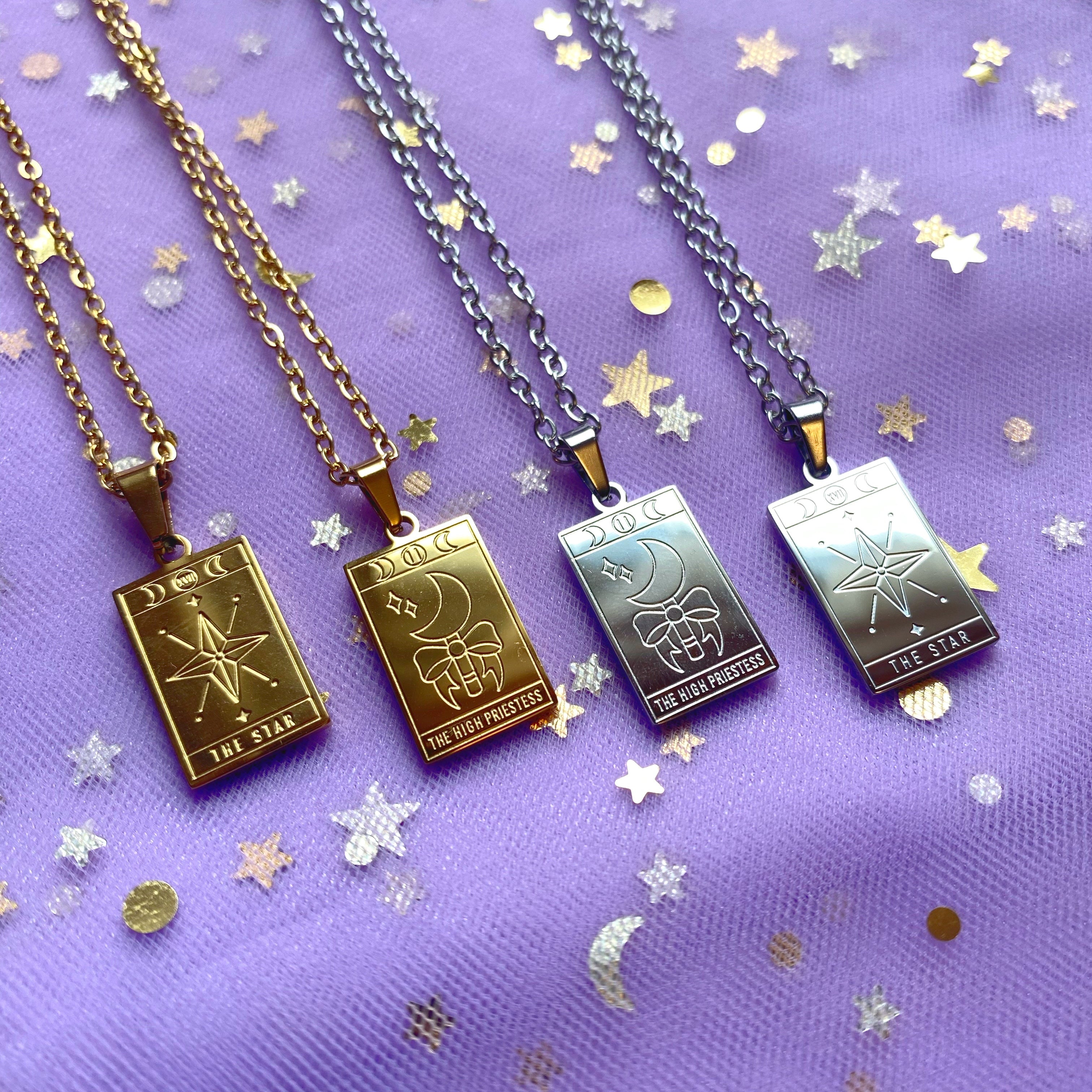 The High Priestess & The Star Tarot Necklace – Loveli Atelier
